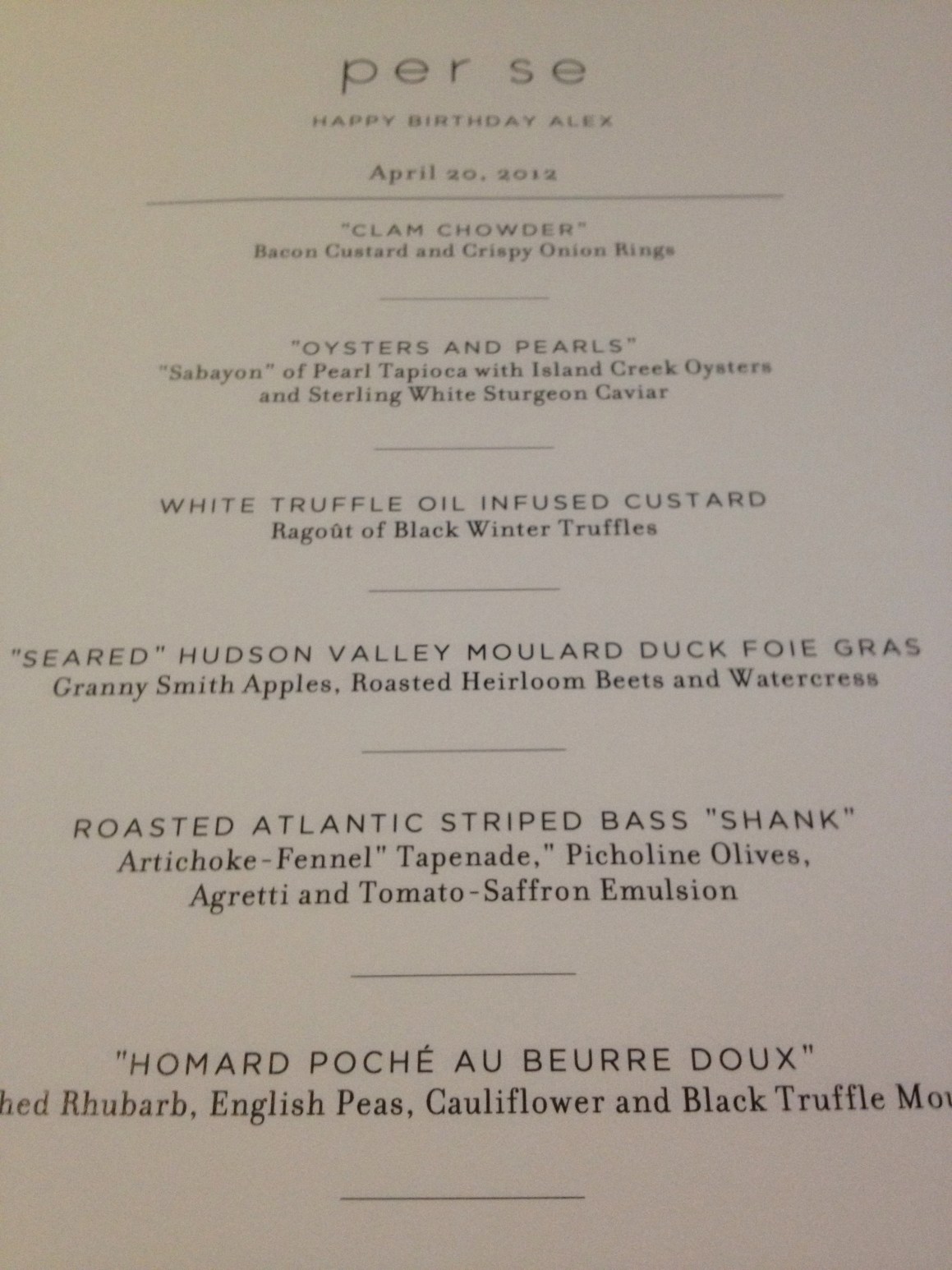 Congrats, Per Se! Named One Of The Best Restaurants In The World – The ...