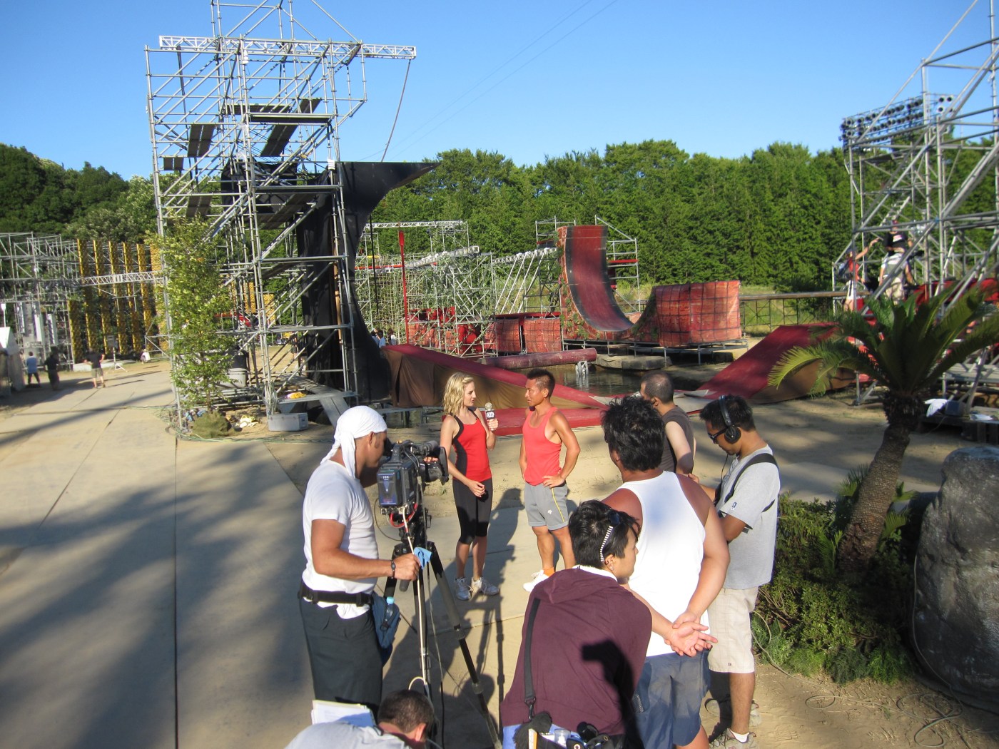“Ninja Warrior!” Behind The Scenes From Tokyo’s Original Course! Olivia ...