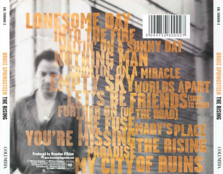 “The Rising!” Bruce Springsteen’s Brilliant 9/11 Tribute! – johnrieber