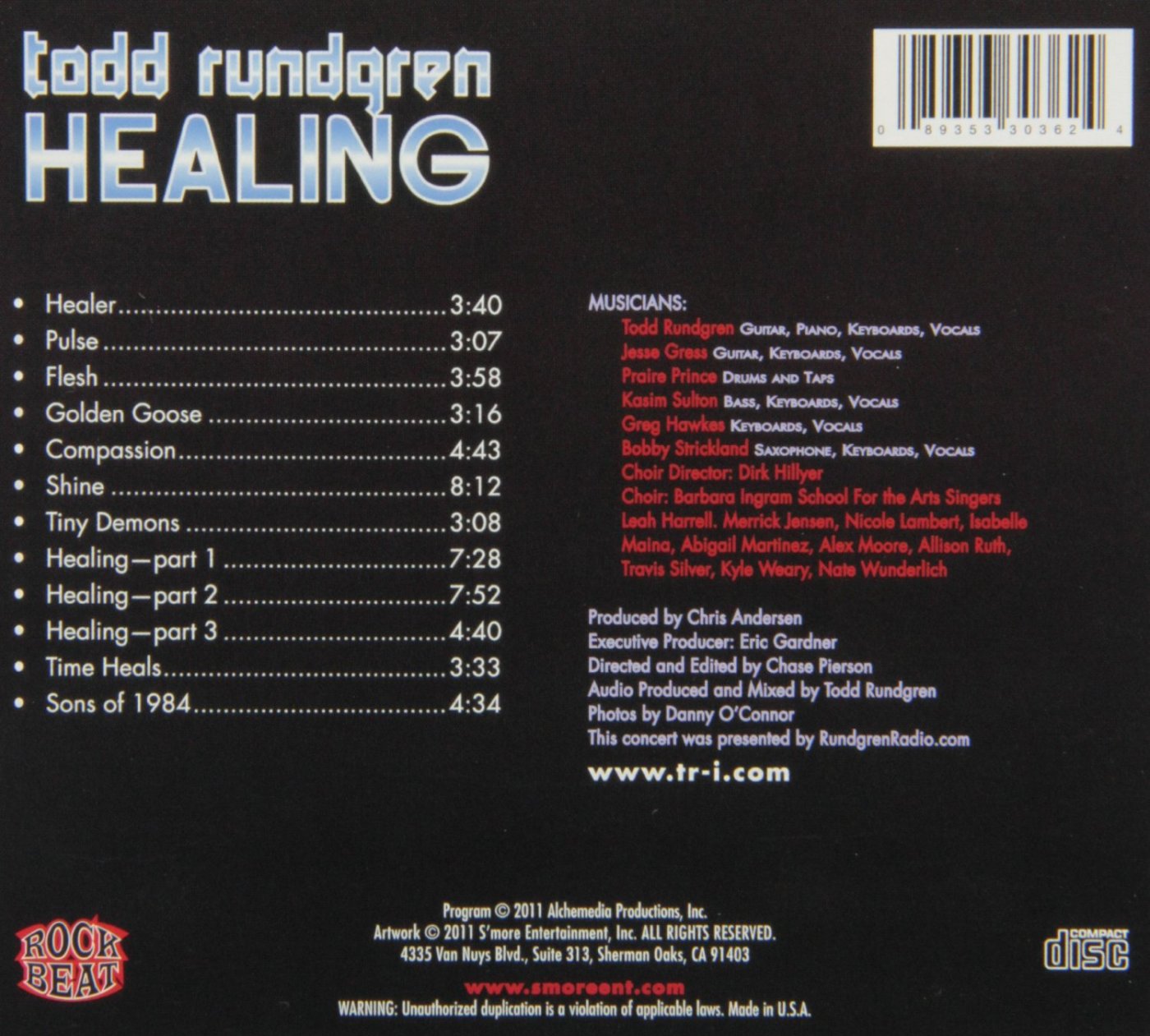 Todd Rundgren “Healing!” Hypnotic Masterpiece! One Of The First MTV ...