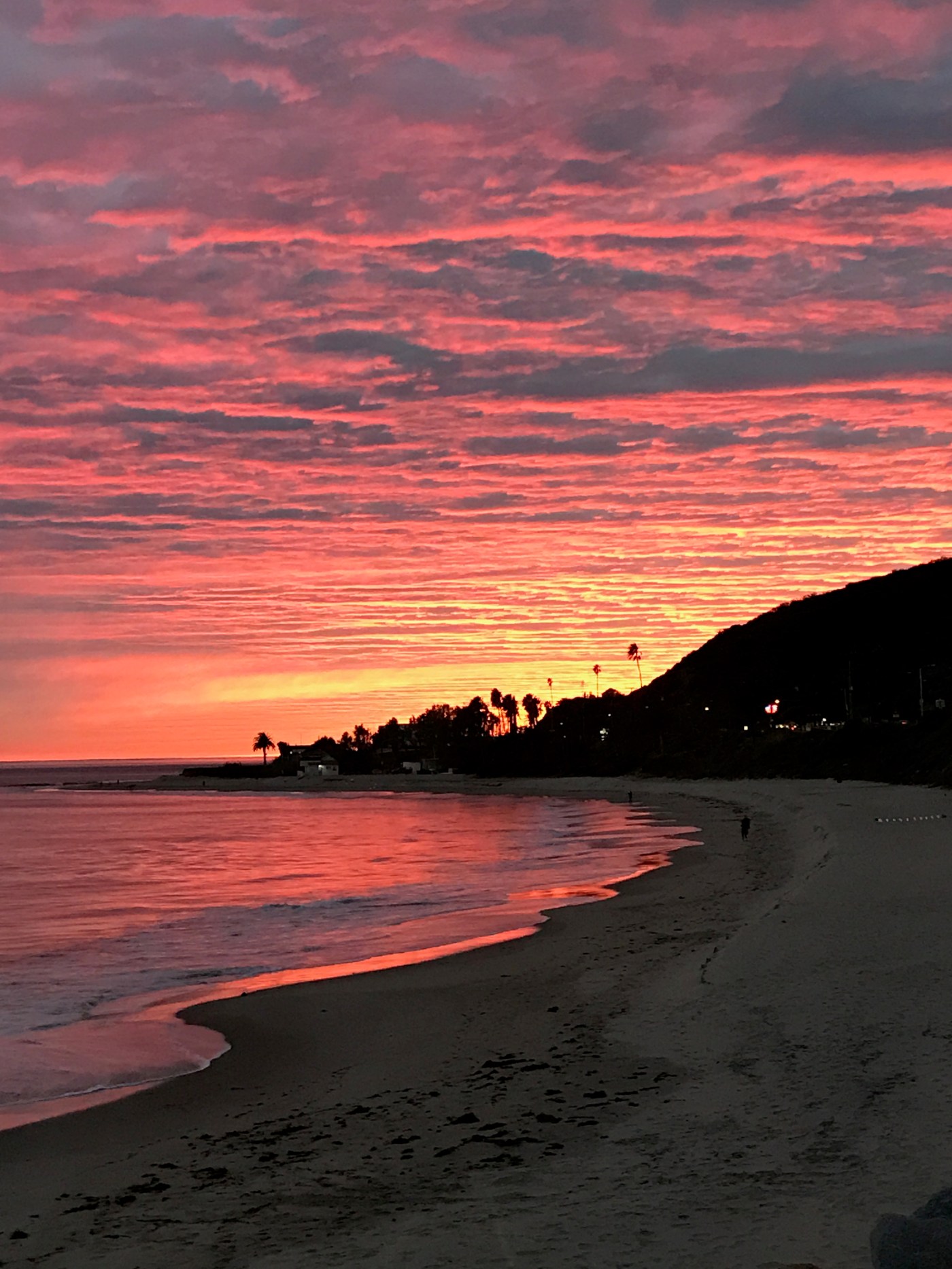 An Amazing Malibu Sunset! Happy Holidays! Winter Over The Pacific ...