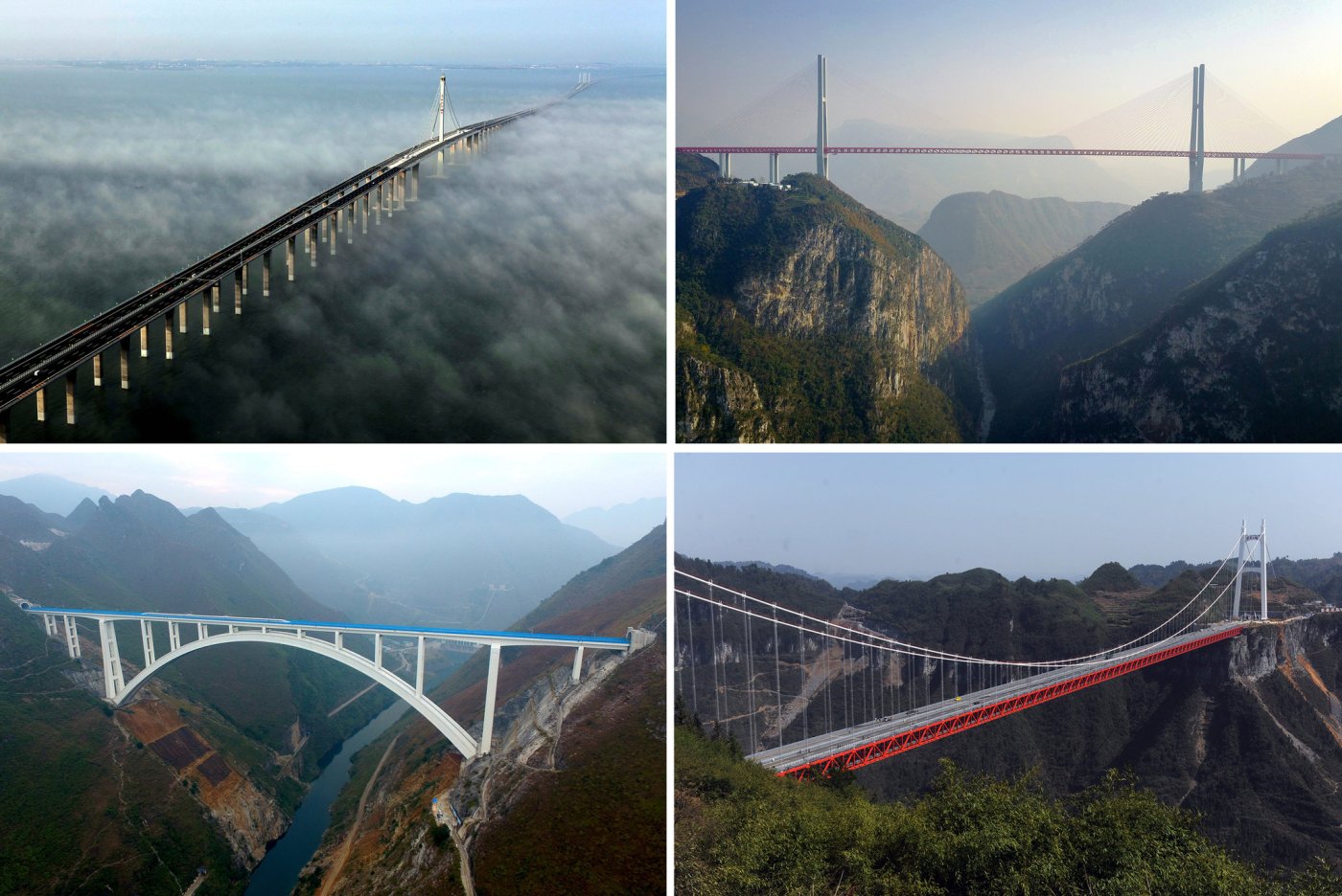 China’s Amazing Mega-Bridges! Amazingly $$$ Expensive! And A Glass ...