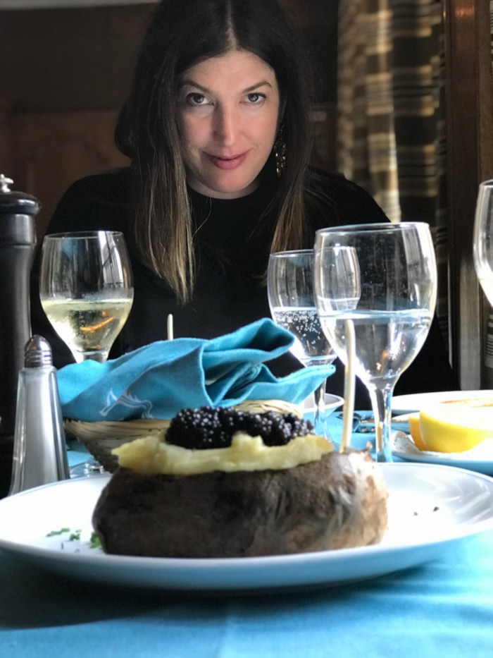 Alex Duda with the caviar potato – johnrieber