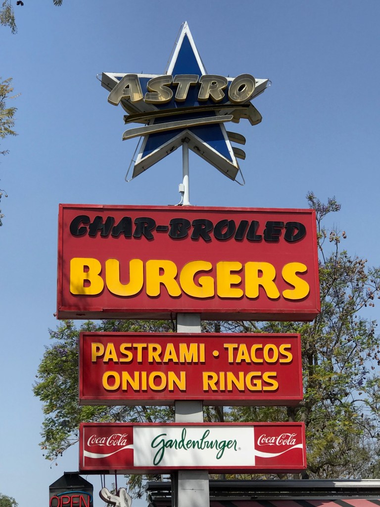 LA’s Iconic “Astro Burger” On Route 66! The Legendary “Pastrami Burger ...