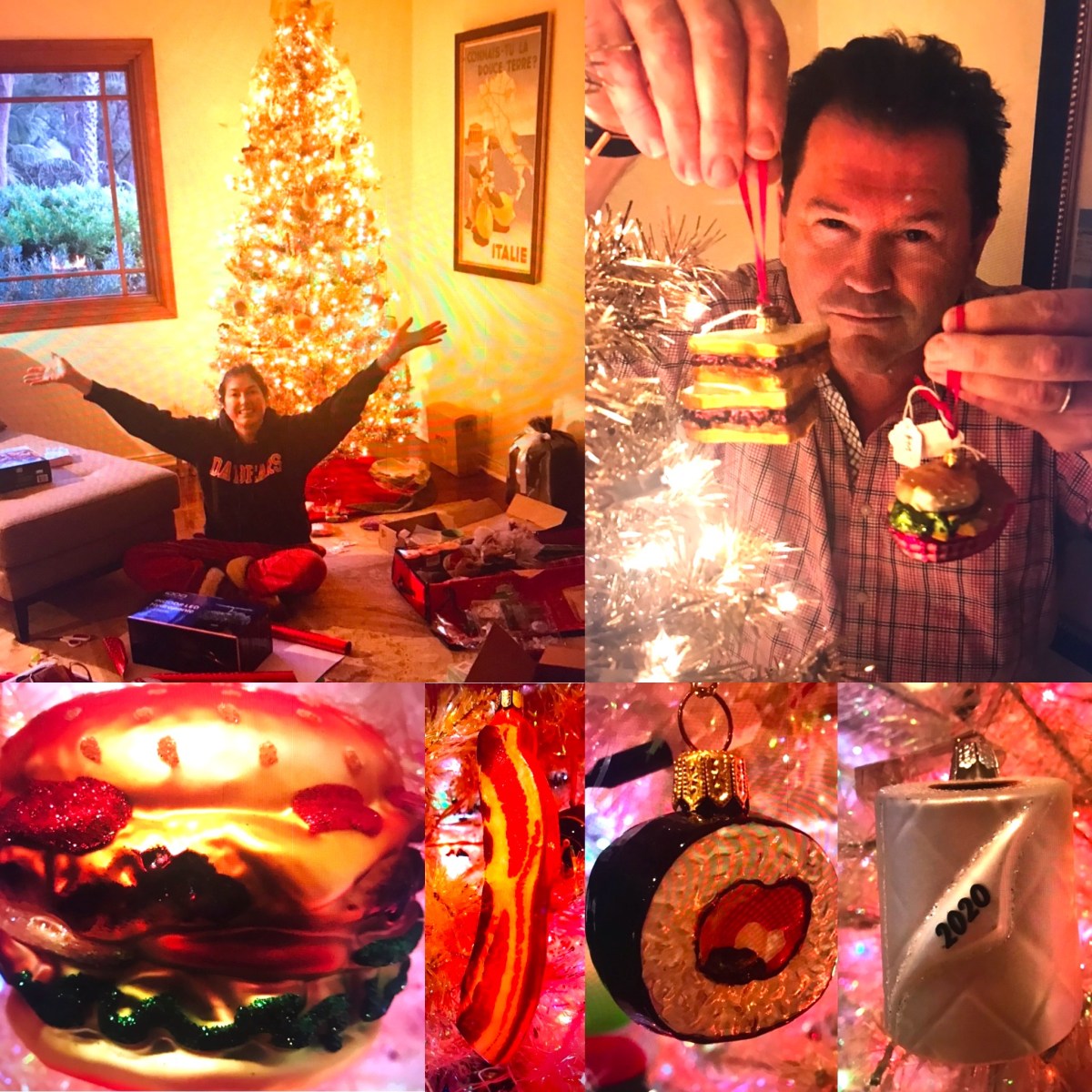 Decorating Your Holiday Tree – With Food! Bacon! Cheeseburgers! Sushi ...