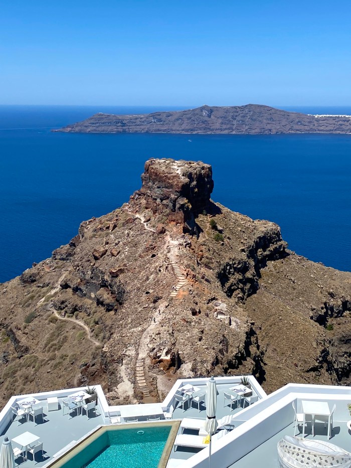 Climbing Skaros Rock! Santorini’s Legendary Caldera Fortress Is A ...