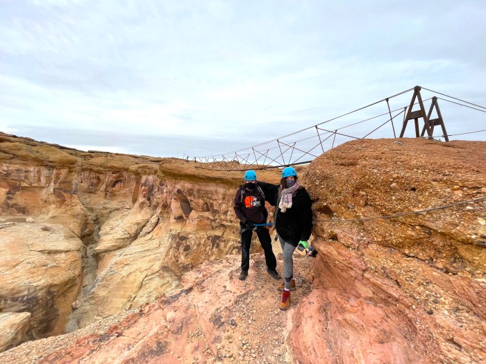 Climbing A “Via Ferrata”! Our Wild 500+ Foot Hike – Straight Up the ...