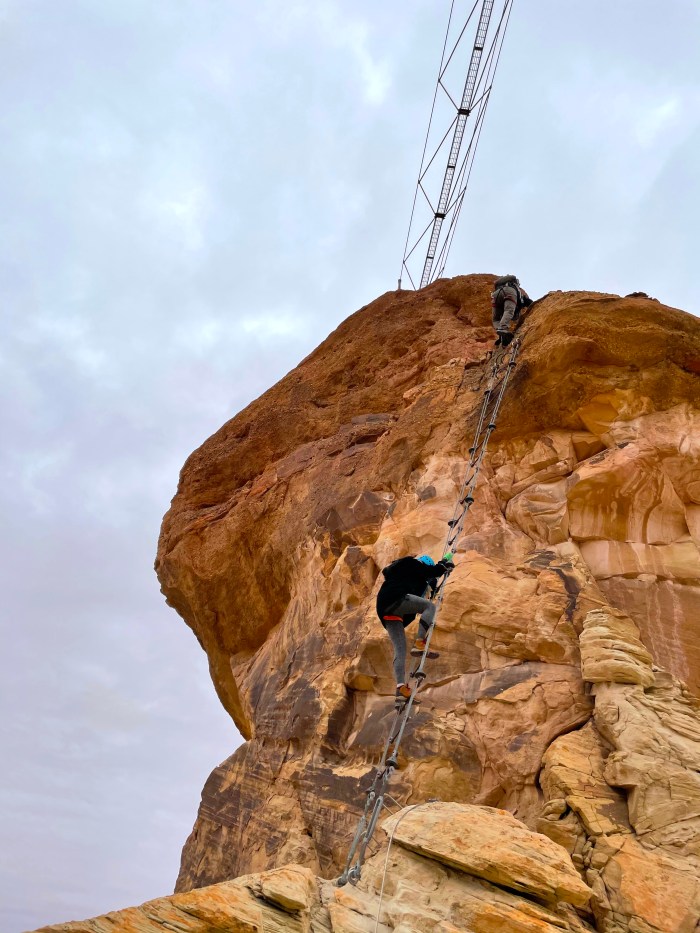Climbing A “Via Ferrata”! Our Wild 500+ Foot Hike – Straight Up the ...