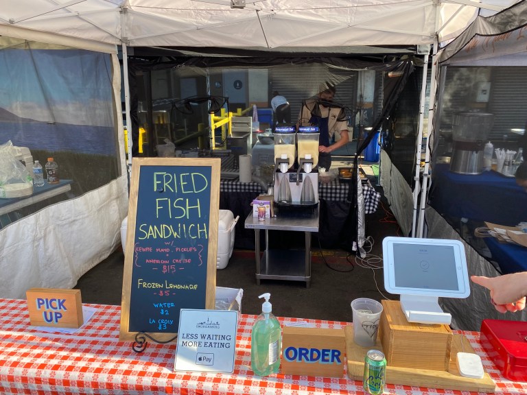 A Delicious “Smorgasburg!” Fried Fish Sandwiches From “Little Fish” At ...