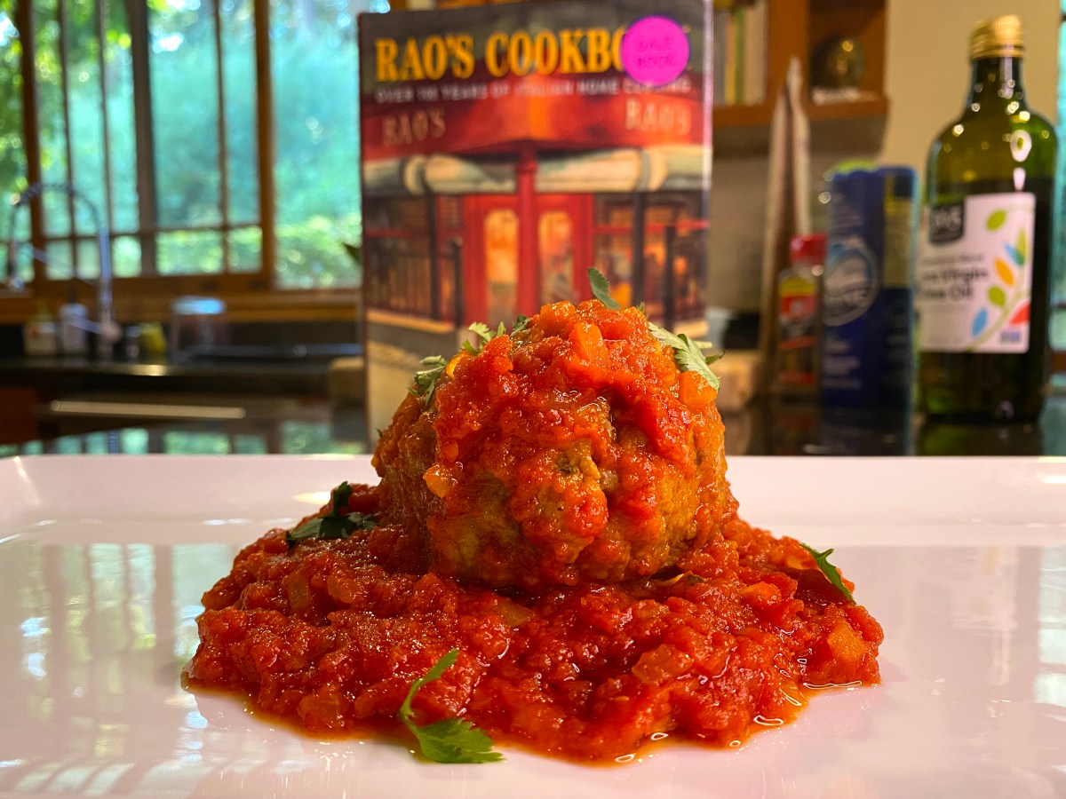 Classic Rao’s Restaurant Meatballs And Marinara! My “52 In 22” Cooking ...