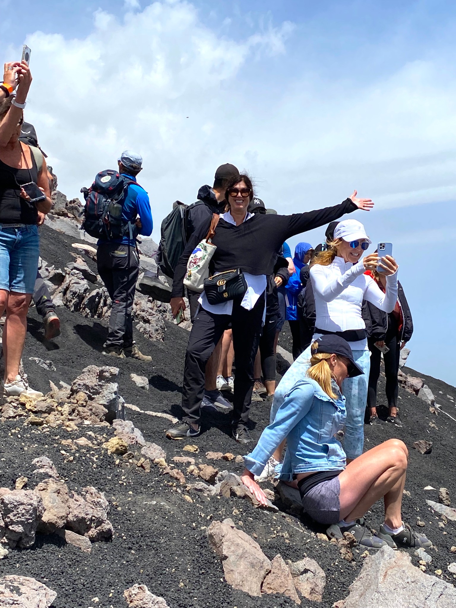 Entering The Lava Caves Of Mt. Etna! We Hike This Active Smoldering ...