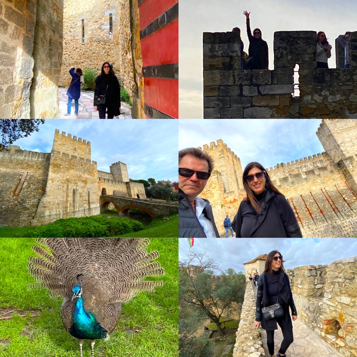 Climbing Lisbon’s Sky High Castles! Meet The Peacock’s Of Sao Jorge ...