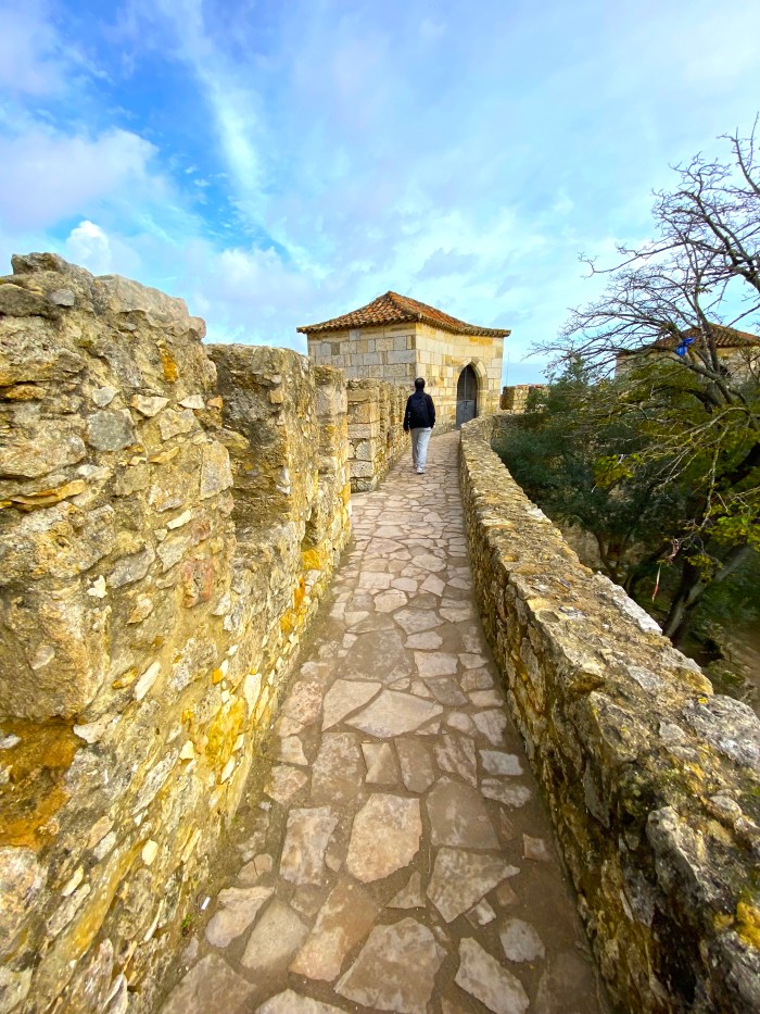 Climbing Lisbon’s Sky High Castles! Meet The Peacock’s Of Sao Jorge ...