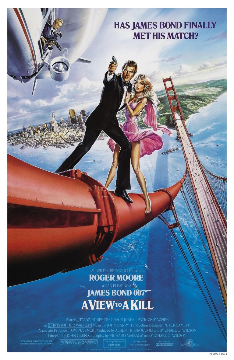 James Bond Vs. Grace Jones! Roger Moore’s Farewell As 007 Gets “A View ...